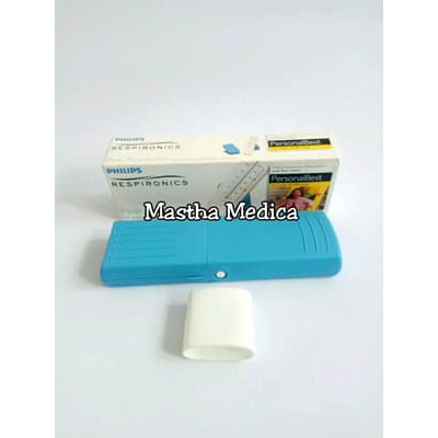 Jual Peak Flow Meter/ Flowmeter Philips Respironics Anak + Mouthpiece ...