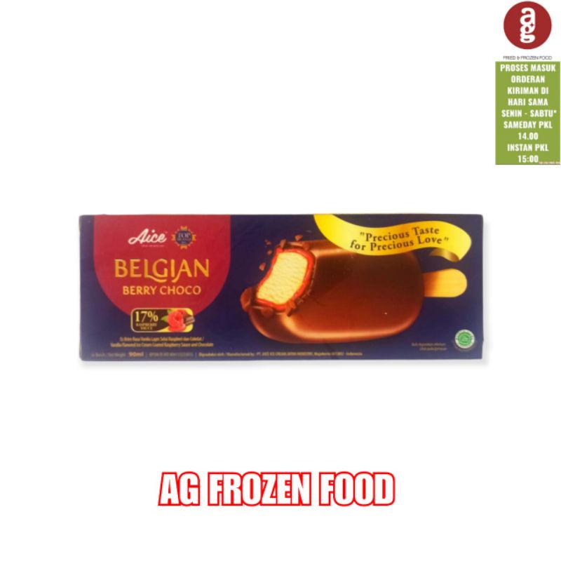 Jual Aice Belgian Berry Choco 100gr | Shopee Indonesia