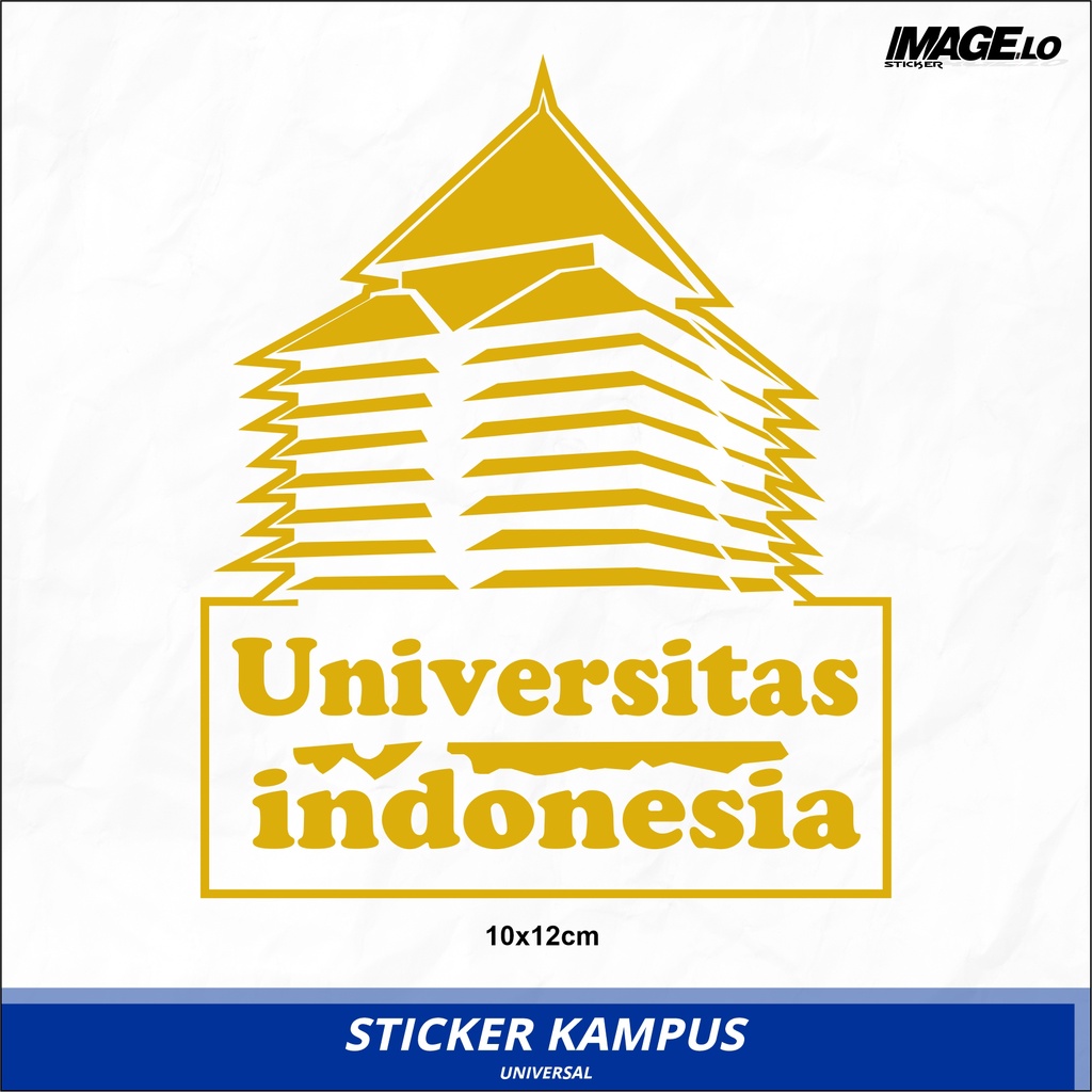 Jual STIKER LOGO UI ; STICKER LOGO UNIVERSITAS INDONESIA Indonesia ...