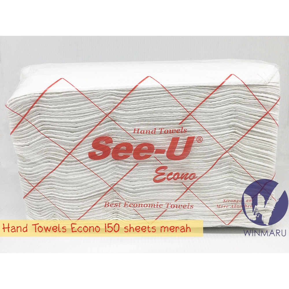 Jual SEE U Hand Towel Econo 140sheets - Tissue dapur | Shopee Indonesia