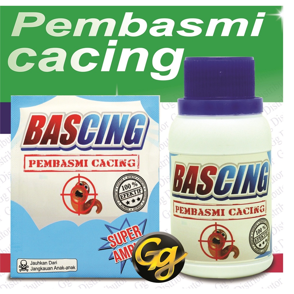 Jual BASCING BOTOL Pembasmi Cacing lipan kelabang kecoa kaki seribu ...