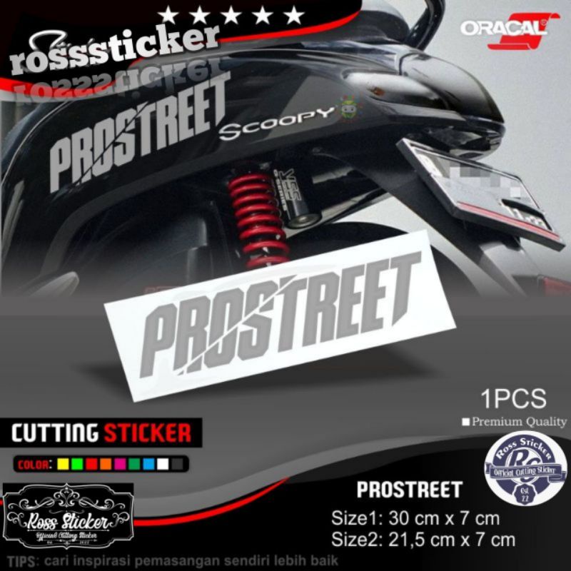Jual prostreet cutting sticker sticker motor | Shopee Indonesia