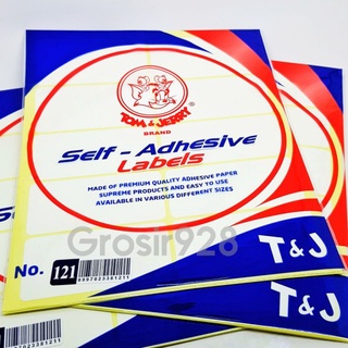 Jual Sticker Self Adhesive Labels No 99 103 112 121 T&J Tom & Jerry (10 lembar) | Shopee Indonesia
