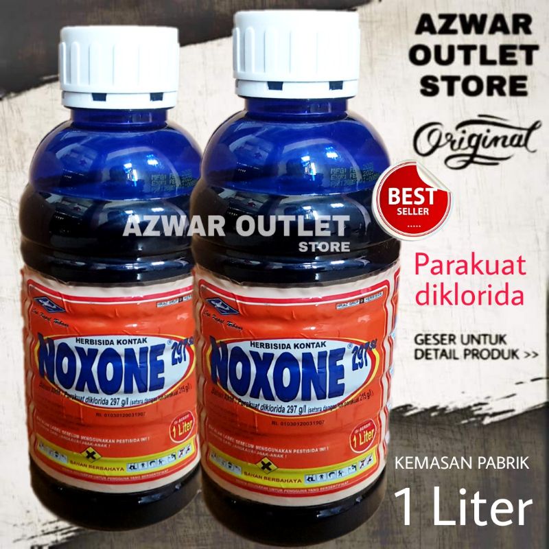 Jual PARAKUAT DIKLORIDA HERBISIDA NOXONE 297SL (1 Liter) | racun rumput ...