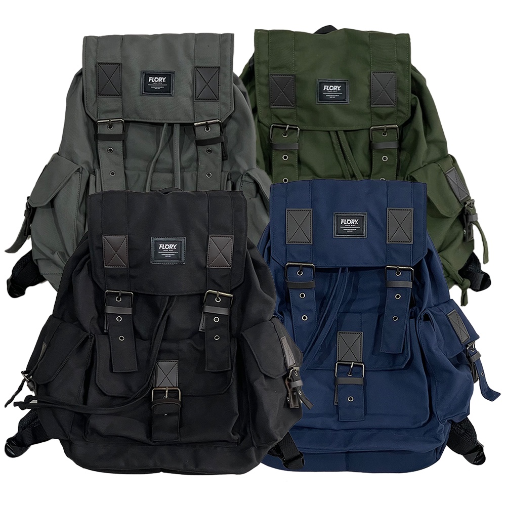 Jual TAS RANSEL KANVAS / CANVAS BACKPACK (OUTDOOR, SCHOOL, HIKING ...