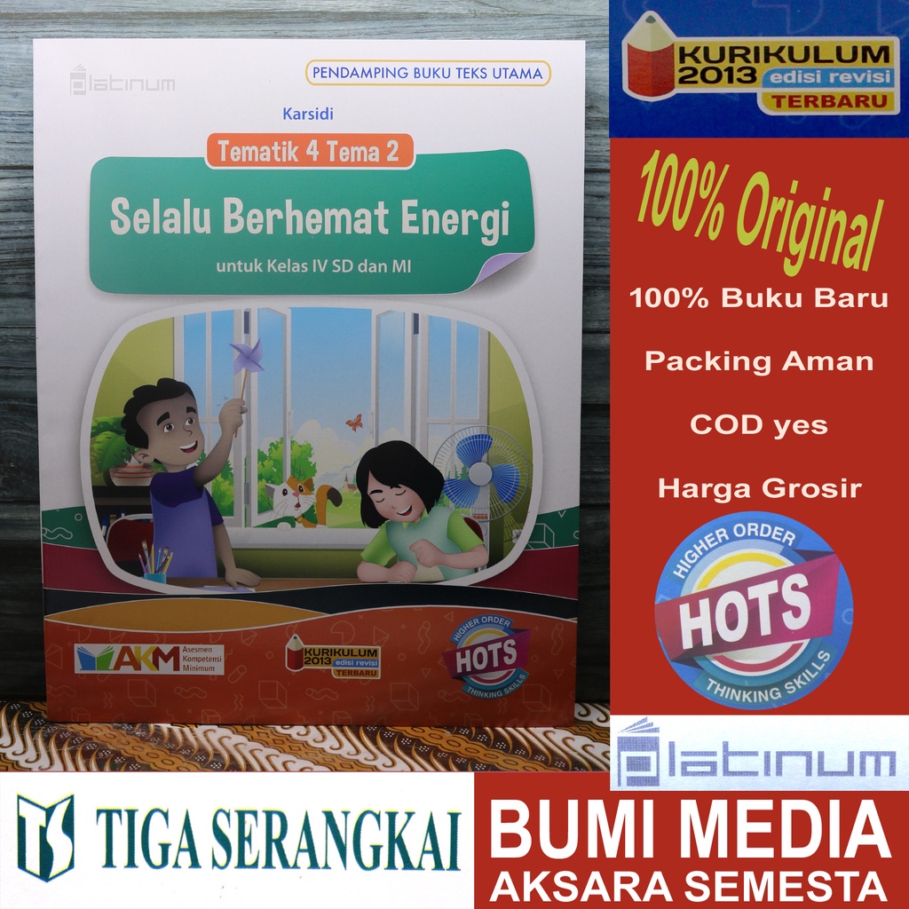 Jual Platinum Pendamping Buku Teks Utama Tematik Kelas 4 Tema 2 SD/MI K13 Edisi Revisi TIGA ...