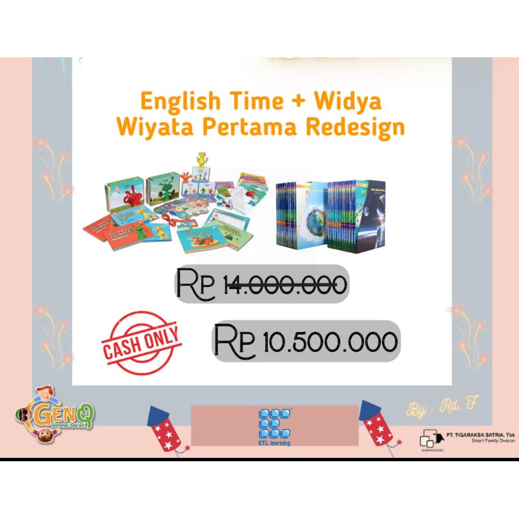 Jual English Time Baby pack (ETBP) +Widya Wiyata Pertama Redesign (WWP ...