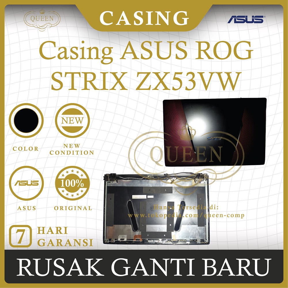 Jual Casing Cover Lcd Laptop asus ROG GL553 seris ORIGINAL | Shopee ...