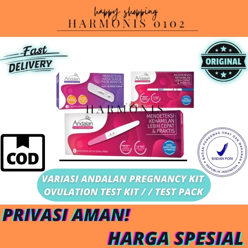 Jual Variasi Andalan Pregnancy Kit / Ovulation Test Kit / Test Kit ...