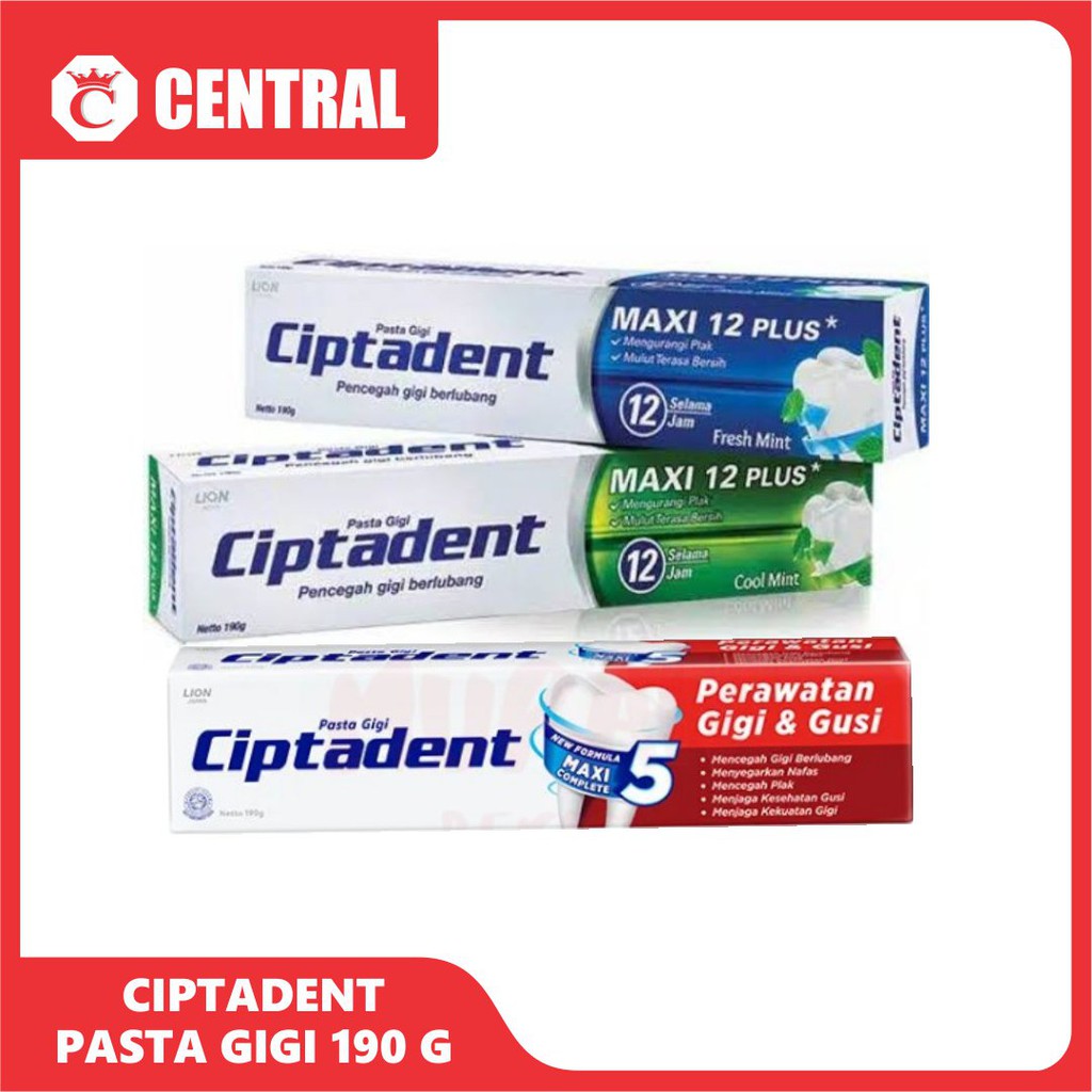 Jual CIPTADENT PASTA GIGI 190g | Shopee Indonesia