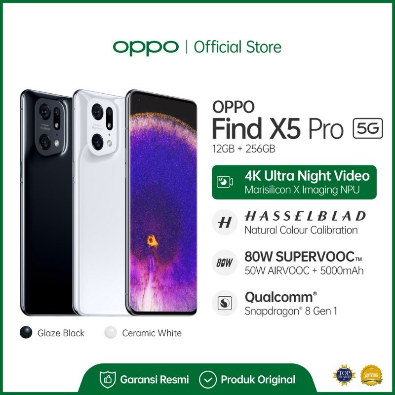 Jual Oppo Find X5 Pro 5G Ram 12/256GB With Hasselblad Premium Design ...