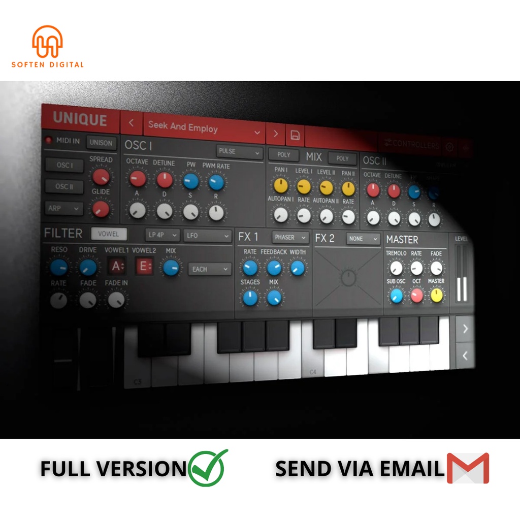 Jual SugarBytes Unique 1 VST Plugin Unique specializes in state-of-the ...