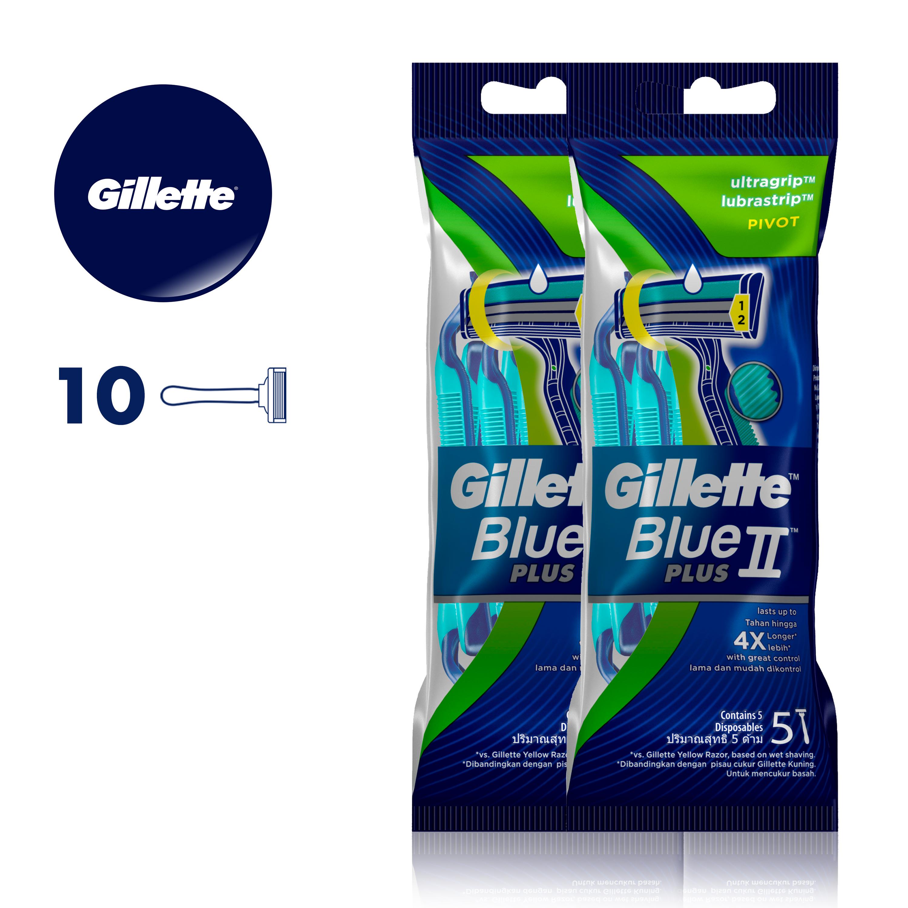 Jual Gillette Alat Cukur Blue 2 Pivot Flexi Razor Pisau Cukur Kepala ...