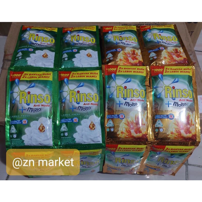 Jual Rinso Cair Sachet 1000 netto 38 ml 24 pcs Indonesia|Shopee Indonesia
