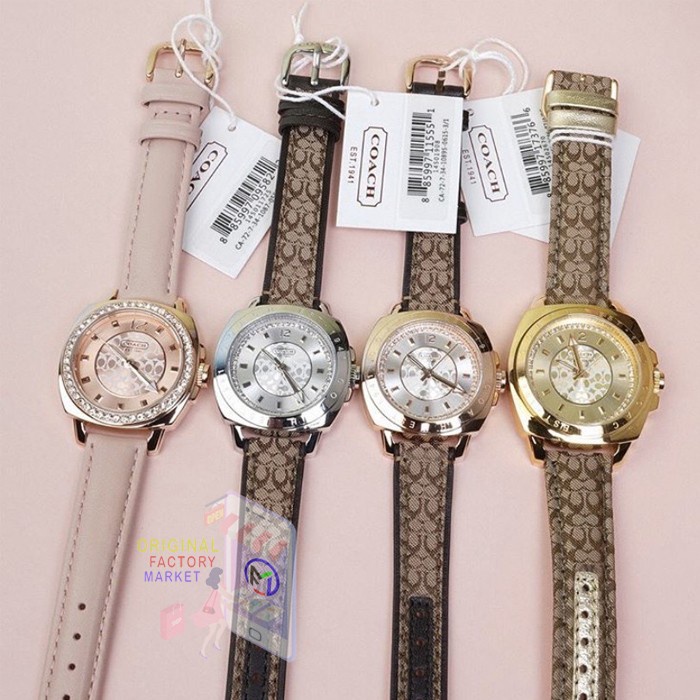 Jual JAM TANGAN COACH Watch in Signature ORIGINAL Classic New Fullset ...