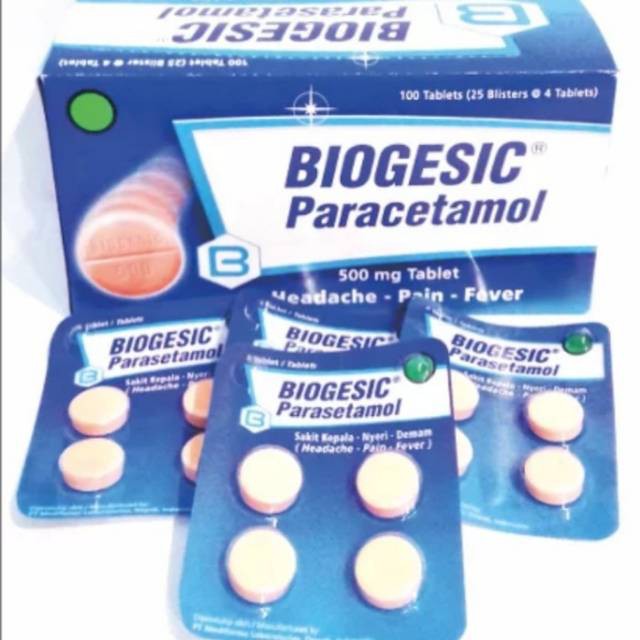 Jual Biogesic Tablet Obat Demam | Shopee Indonesia