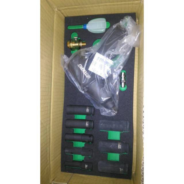 Jual Air impact twin hammer set 12 pcs 1/2" Dr TEKIRO impek pembuka ...