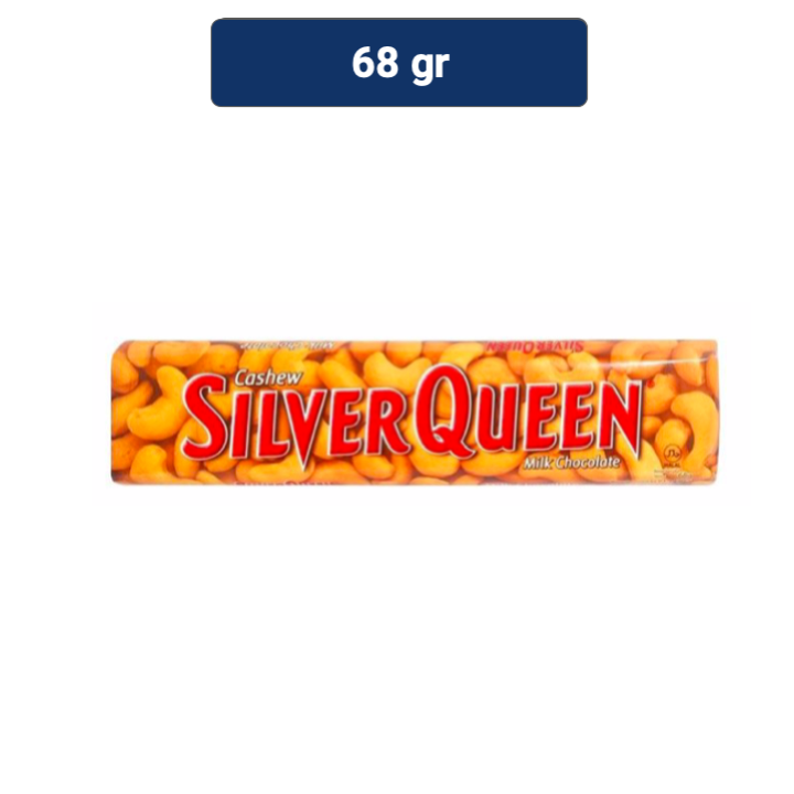 Jual Silverqueen Cokelat Cashew 68 gr | Shopee Indonesia