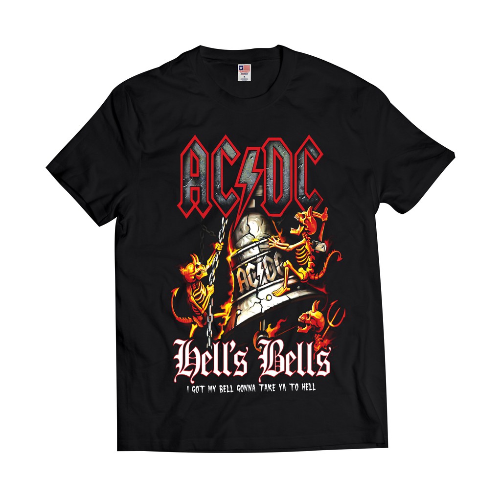Jual KAOS BAND - ACDC HELLS BELLS EDITION | KAOS VINTAGE | KAOS BOOTLEG ...