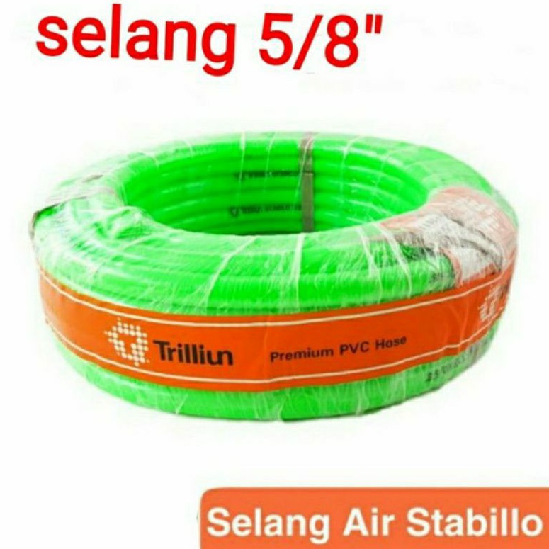Jual Selang Elastis 5/8" Inch Trilliun Stabilo Selang Air Harga Per Meter | Shopee Indonesia
