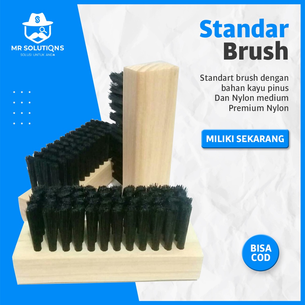 Jual Sikat Perawatan Sepatu Standard Standar Brush Bahan Nylon Nilon ...
