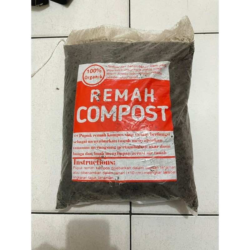 Jual Media Tanam Pupuk Remah kompos per bungkus berat 4,5kg | Shopee ...