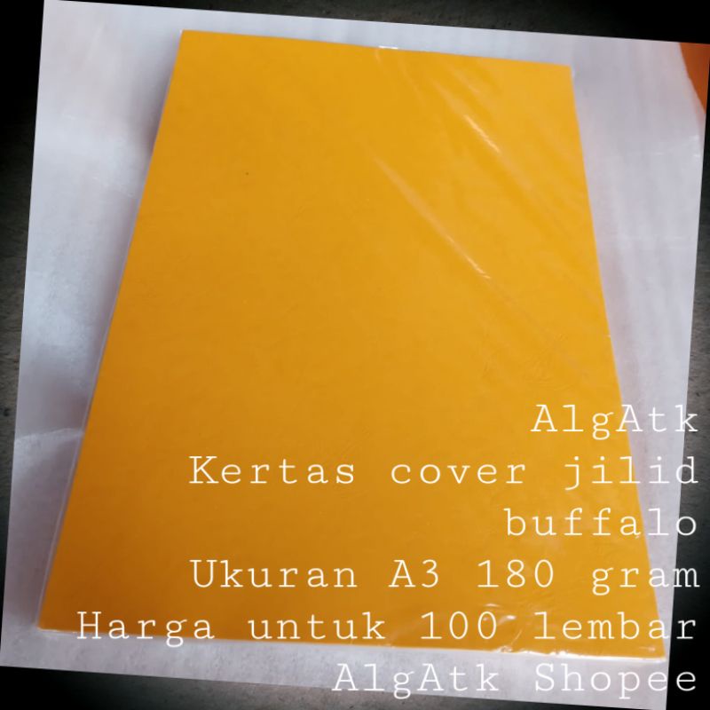 Jual Kertas buffalo A3 isi 100 lembar kuning tua | Shopee Indonesia
