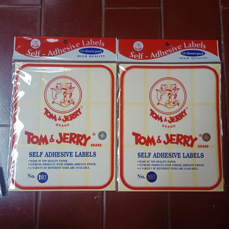 Jual Label Nama Tom and Jerry 103 Label undangan | Shopee Indonesia