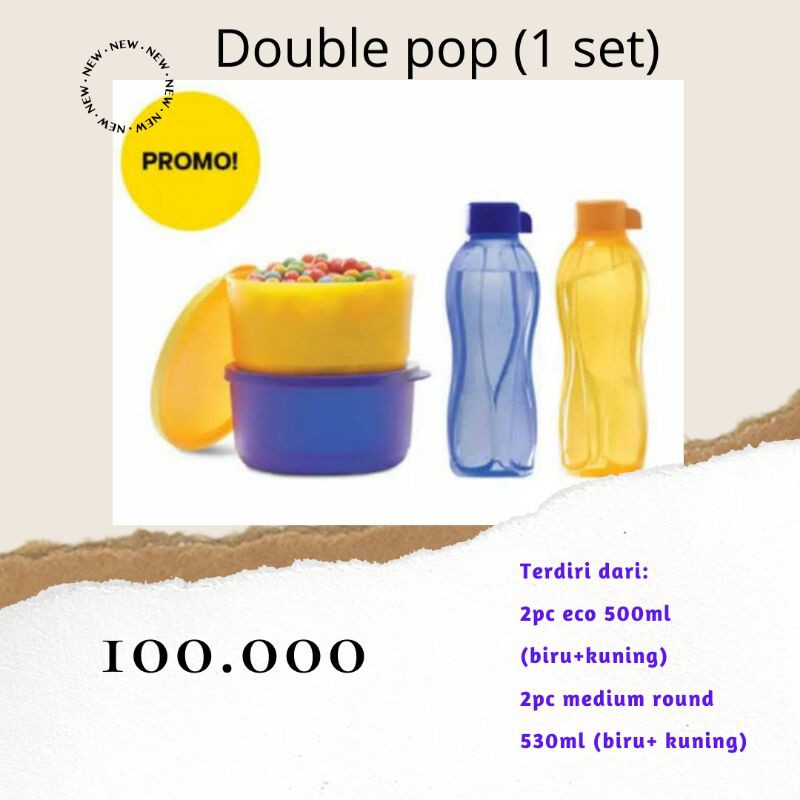 Jual double pop (1set) | Shopee Indonesia