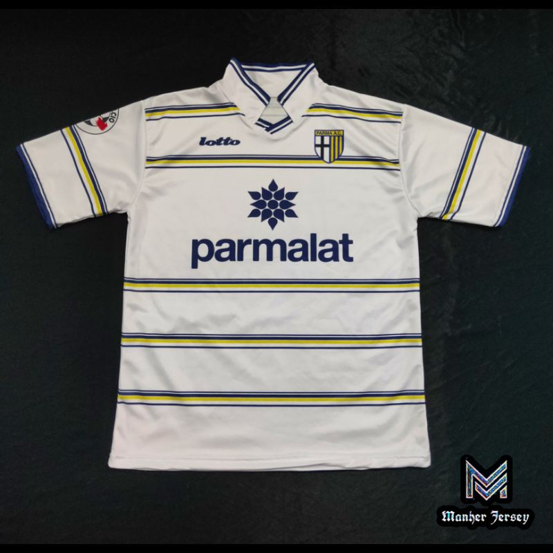 Jual Jersey Parma Retro 1998 1998 Away Full Printing Custom | Shopee ...
