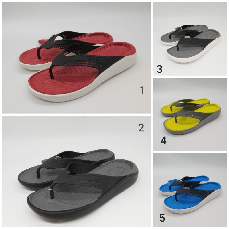Jual Sandal Crocs Literide Jepit Pria/Sandal Crocs/Sandal Pria | Shopee Indonesia