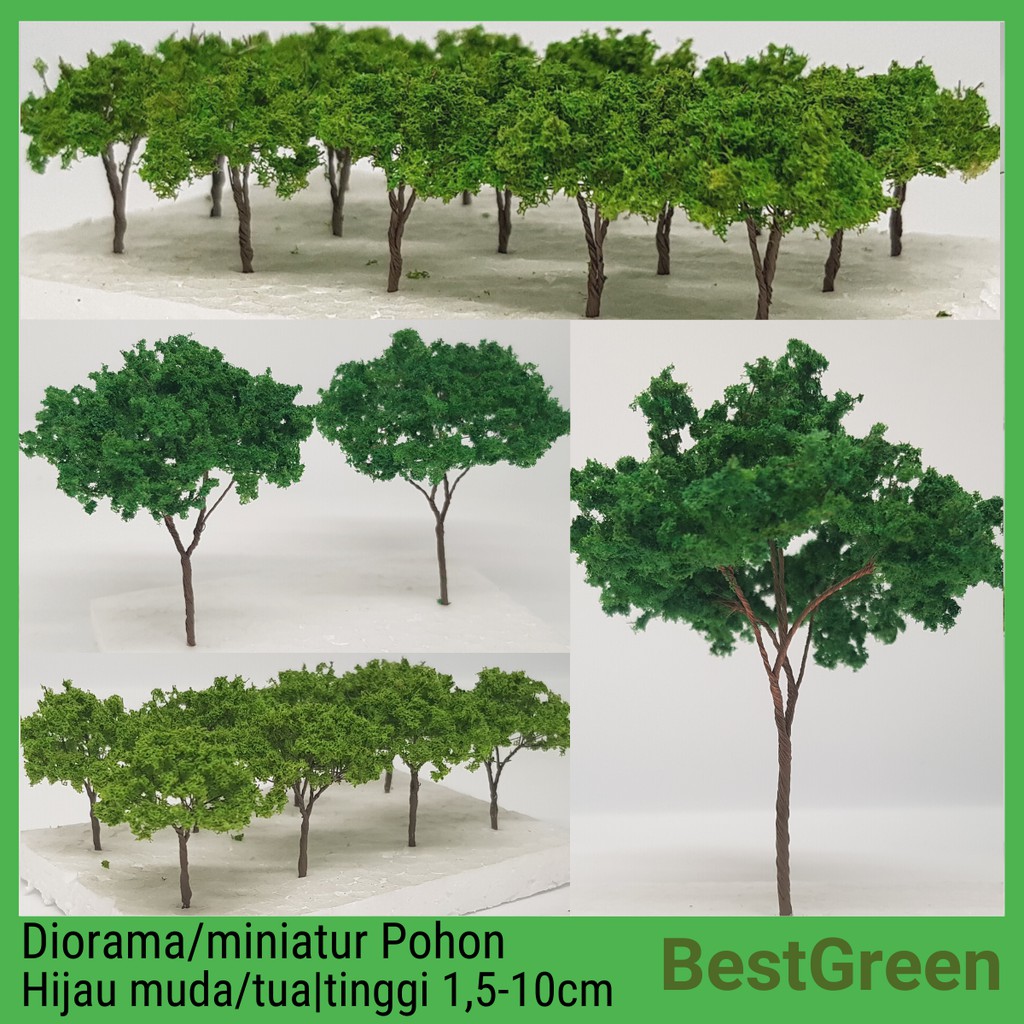 Jual MINIATUR POHON MAKET DIORAMA ARSITEK Indonesia|Shopee Indonesia