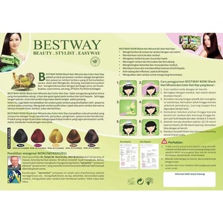 Jual BESTWAY Noni Hair Miracle Shampoo / semir Noni Sachet 20ml ...