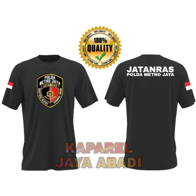 Jual Kaos Logo Jatanras/Baju Jatanras/Atasan Pria Wanita Jatanras Polda ...