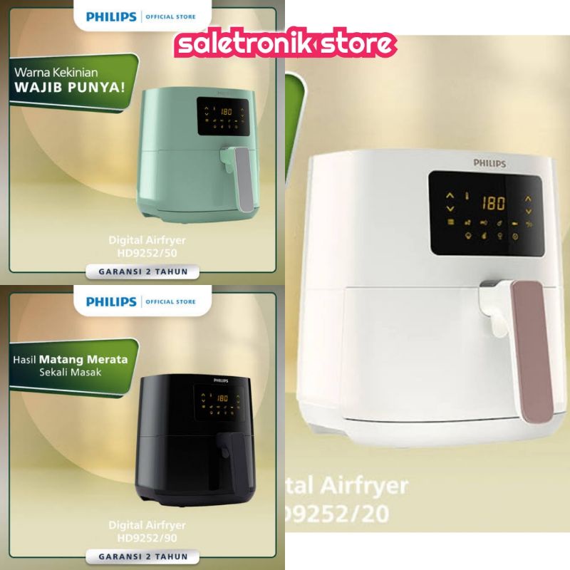Jual PHILIPS AIR FRYER / AIR FRYER PHILIPS SPECTRE HD 9252 / HD9252 Garansi Resmi ORIGINAL ...