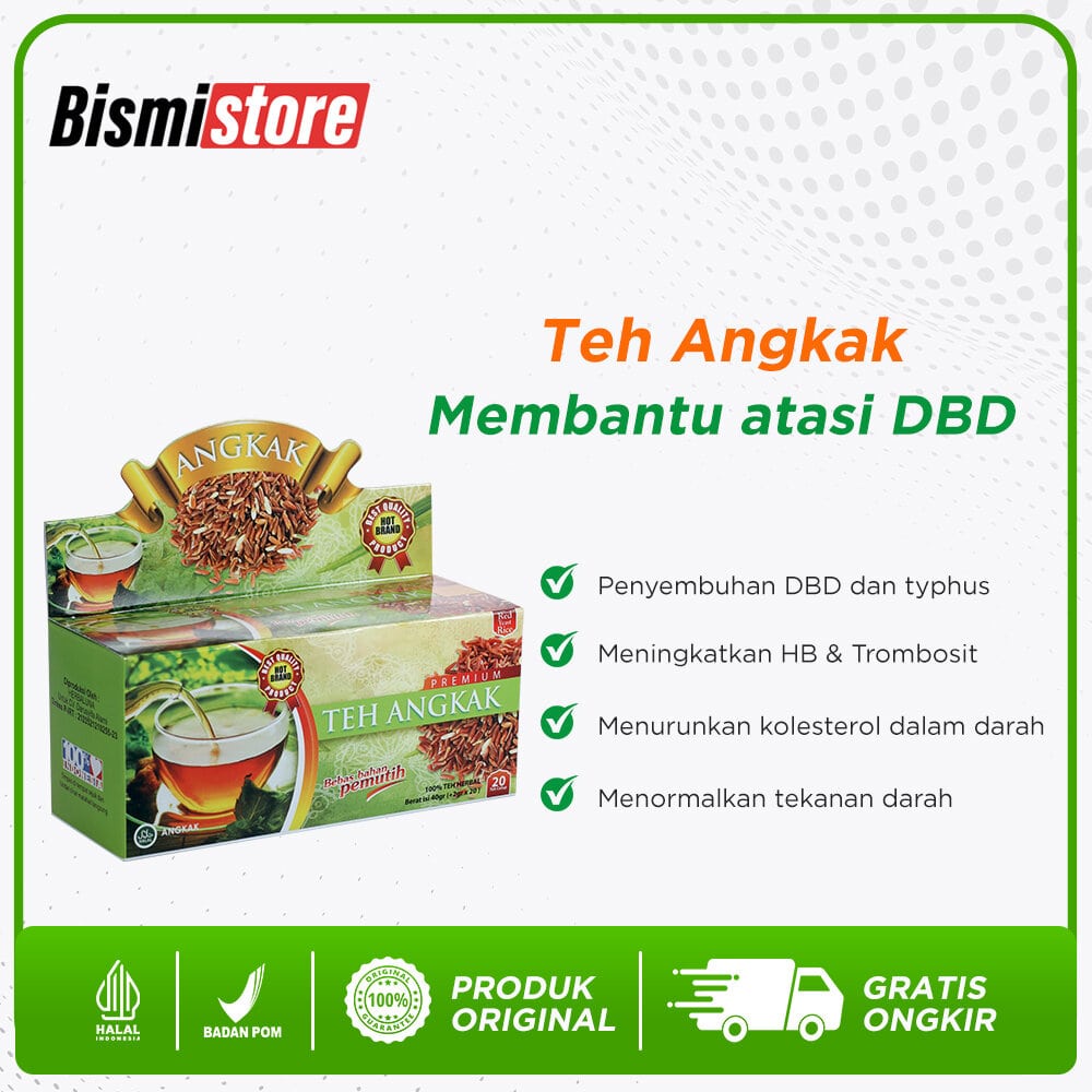Jual Teh Celup Angkak Darusyifa Obat DBD Demam Berdarah Tipes Trombosit ...