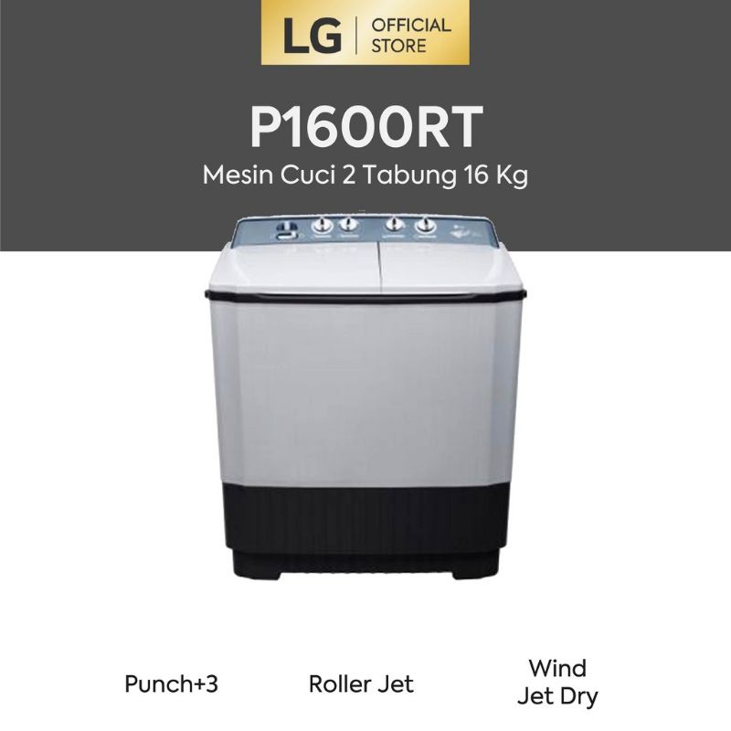 Jual LG MESIN CUCI TWIN TUBE 16KG P1600RT Indonesia|Shopee Indonesia Jual LG MESIN CUCI TWIN TUBE 16KG P1600RT Indonesia|Shopee Indonesia