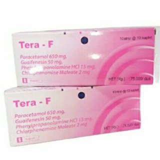 Jual TERA-F KAPLET (Batuk, Demam, Flu, Sakit Kepala) | Shopee Indonesia