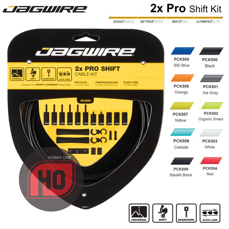 Jual JAGWIRE 2x Pro Shift Cable Kit - Kabel Inner Outer Shifter ...