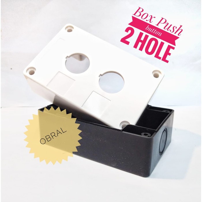 Jual Box Push Button 2 Lubang - Control Box 2 Lubang - Box 2 Hole ...