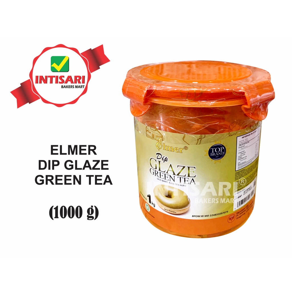 Jual ELMER DIP GLAZE GREEN TEA 1000 G | Shopee Indonesia