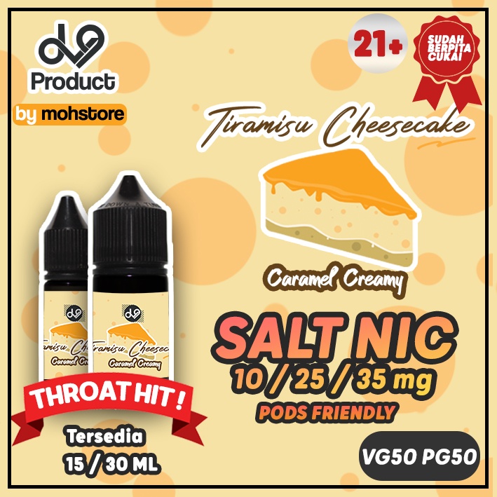 Jual Liquid Vape Dv9 Tiramisu Cheese Cake Salt Nic POD FRIENDLY Saltnic ...
