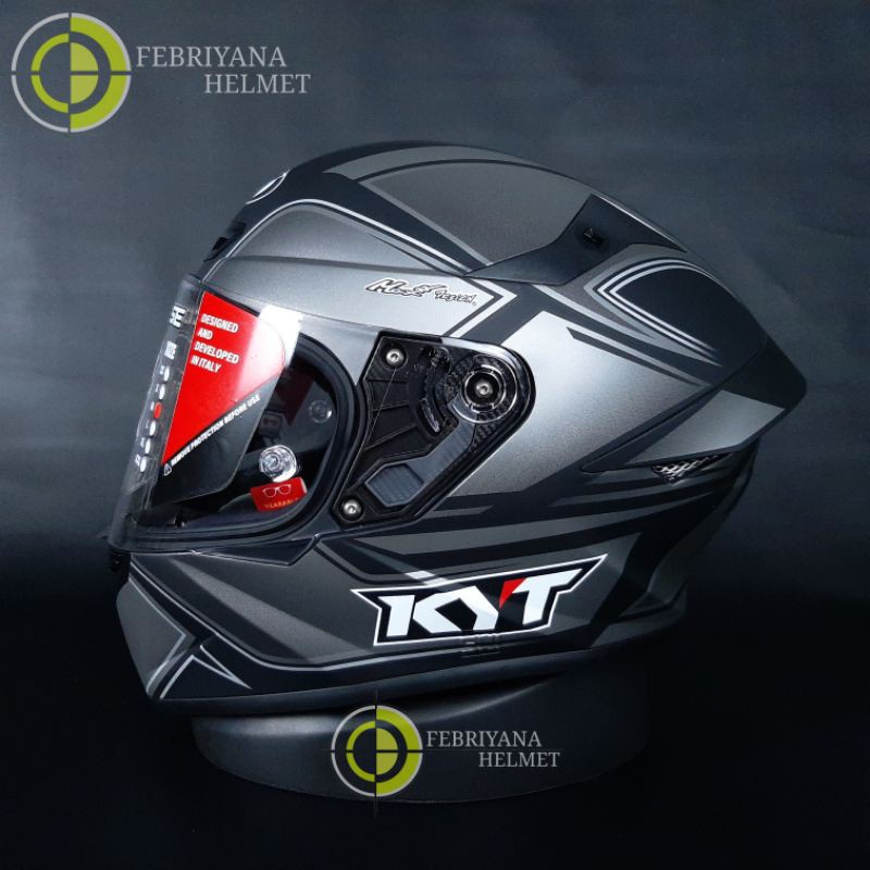 Jual HELM KYT TT COURSE TOURIST MATT COOL GREY | Shopee Indonesia