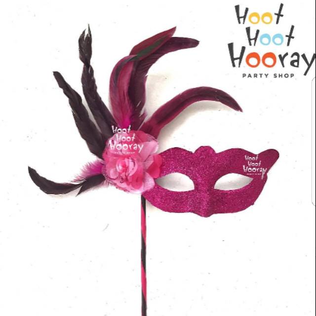 Topeng pesta/topeng bulu/topeng gatsby/premium party mask/topeng ...