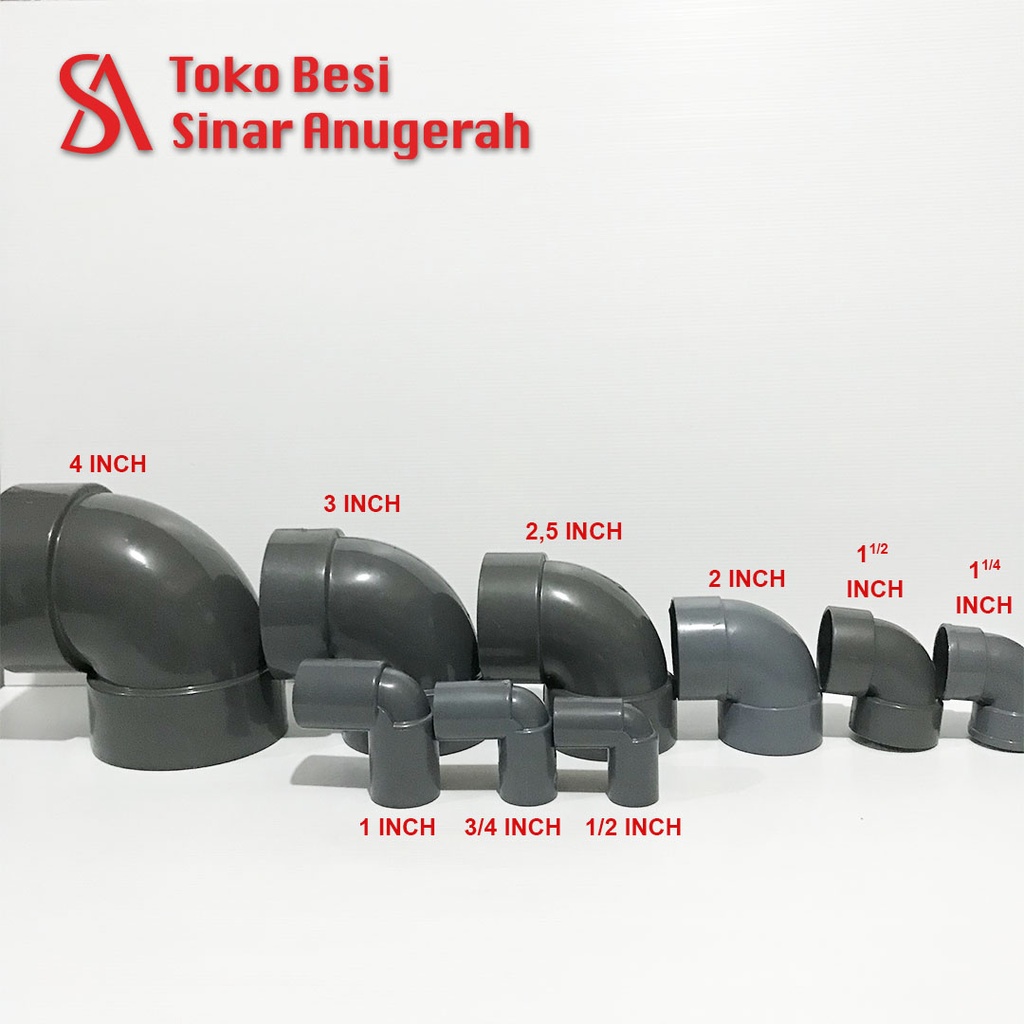 Jual KNIE ELBOW - BERBAGAI MACAM UKURAN 4",3",DAN LAIN-LAIN | Shopee ...