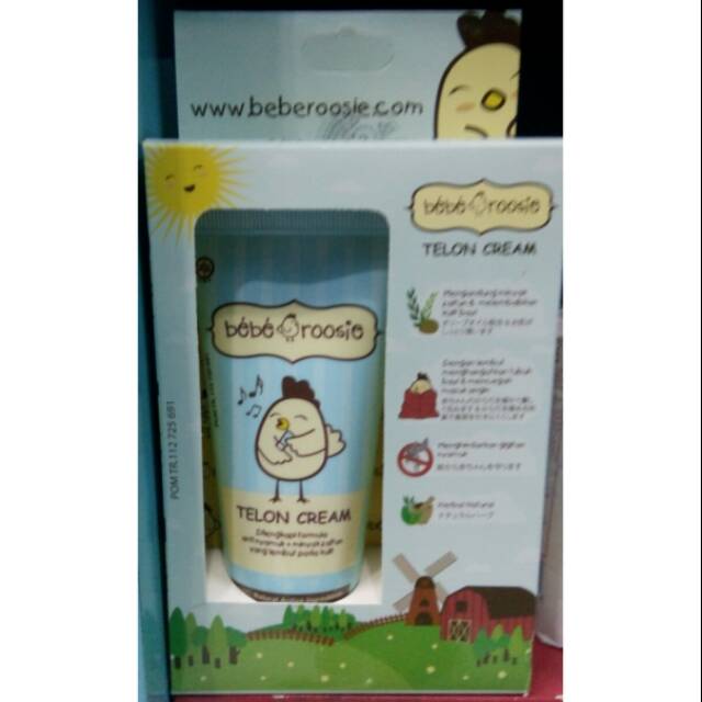 Jual Telon Cream BEBEROSSIE / bebe rossie Telon Cream 60gr | Shopee ...