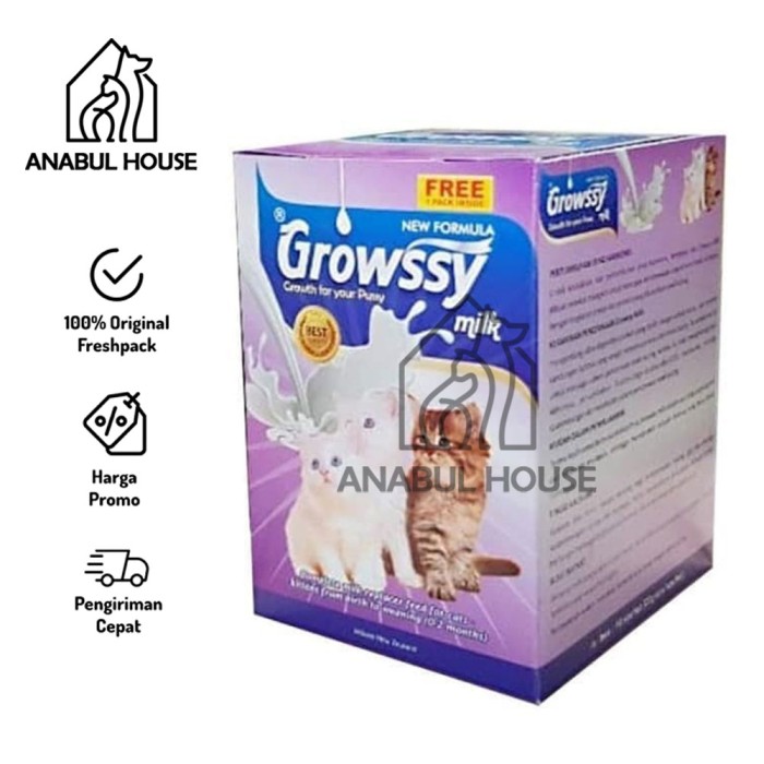 Jual Susu Kucing Growssy / Sachet Growsy Milk Cat - 1box | Shopee Indonesia