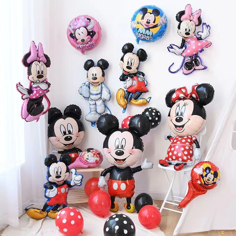 Jual Balon Foil Karakter Mini Disney Princess Mickey Mouse Minnie Mouse ...