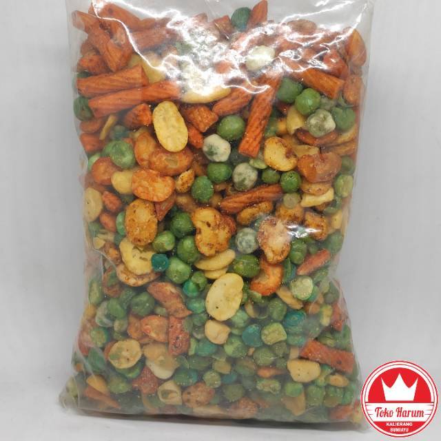 Jual Kacang Campur Kara Mix 250 Gram [harum Snack Official] Snack