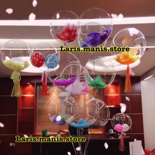 Balon bening pvc - balon transparan jumbo - balon dekorasi - balon pvc ...